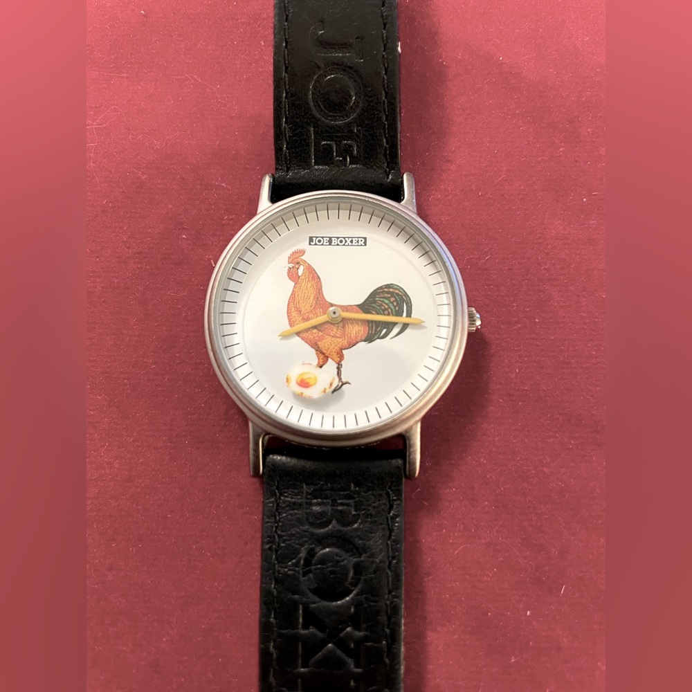 Joe Boxer Circa.1995 Men’s Watch With Leather Band Vi… - Gem